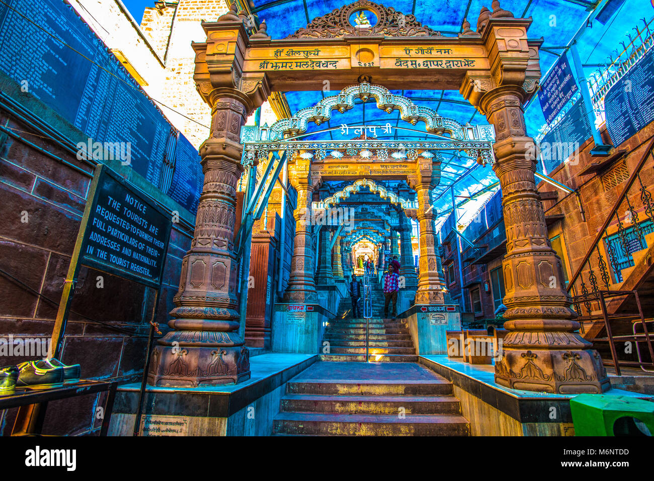 INDIA RAJASTHAN Osiyan, Sachiya Mata Hindu Temple Stock Photo - Alamy