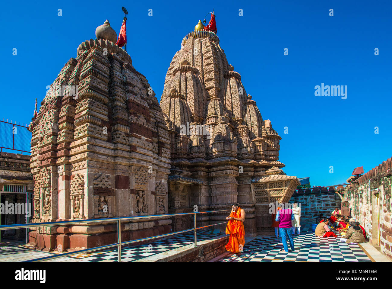 INDIA RAJASTHAN Osiyan, Sachiya Mata Hindu Temple Stock Photo - Alamy
