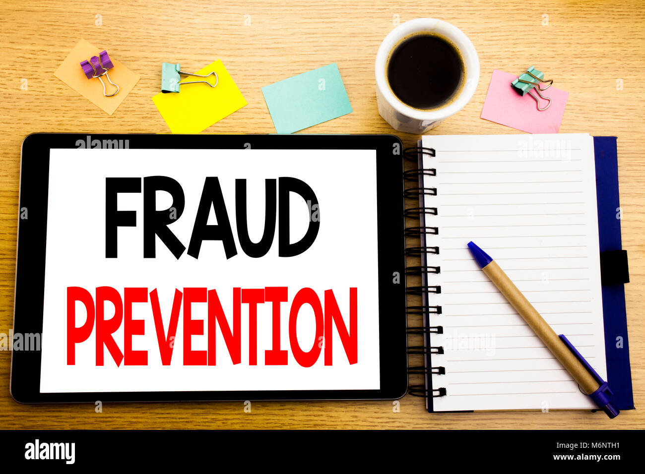 Word, writing Fraud Prevention. Business concept for Crime Protection ...