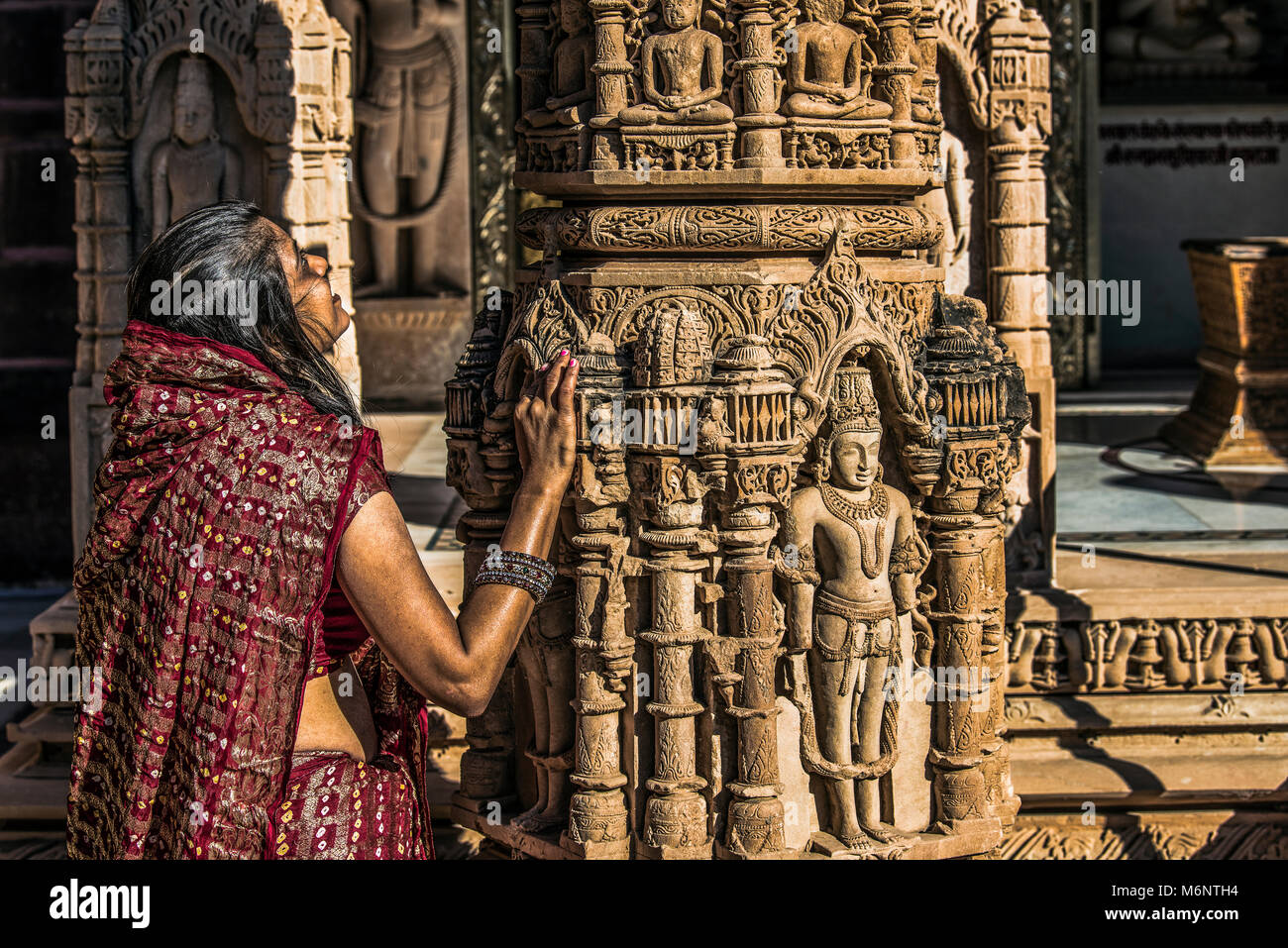 INDIA RAJASTHAN Osiyan, Mahavira Jain Temple Stock Photo - Alamy