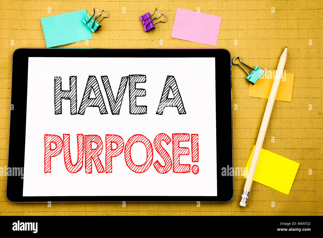 Word, writing Have A Purpose. Business concept for Dreams Choose Vision ...