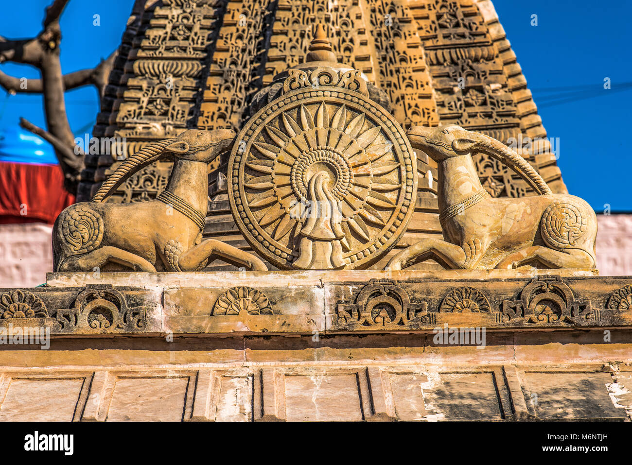 INDIA RAJASTHAN Osiyan, Mahavira Jain Temple Stock Photo - Alamy