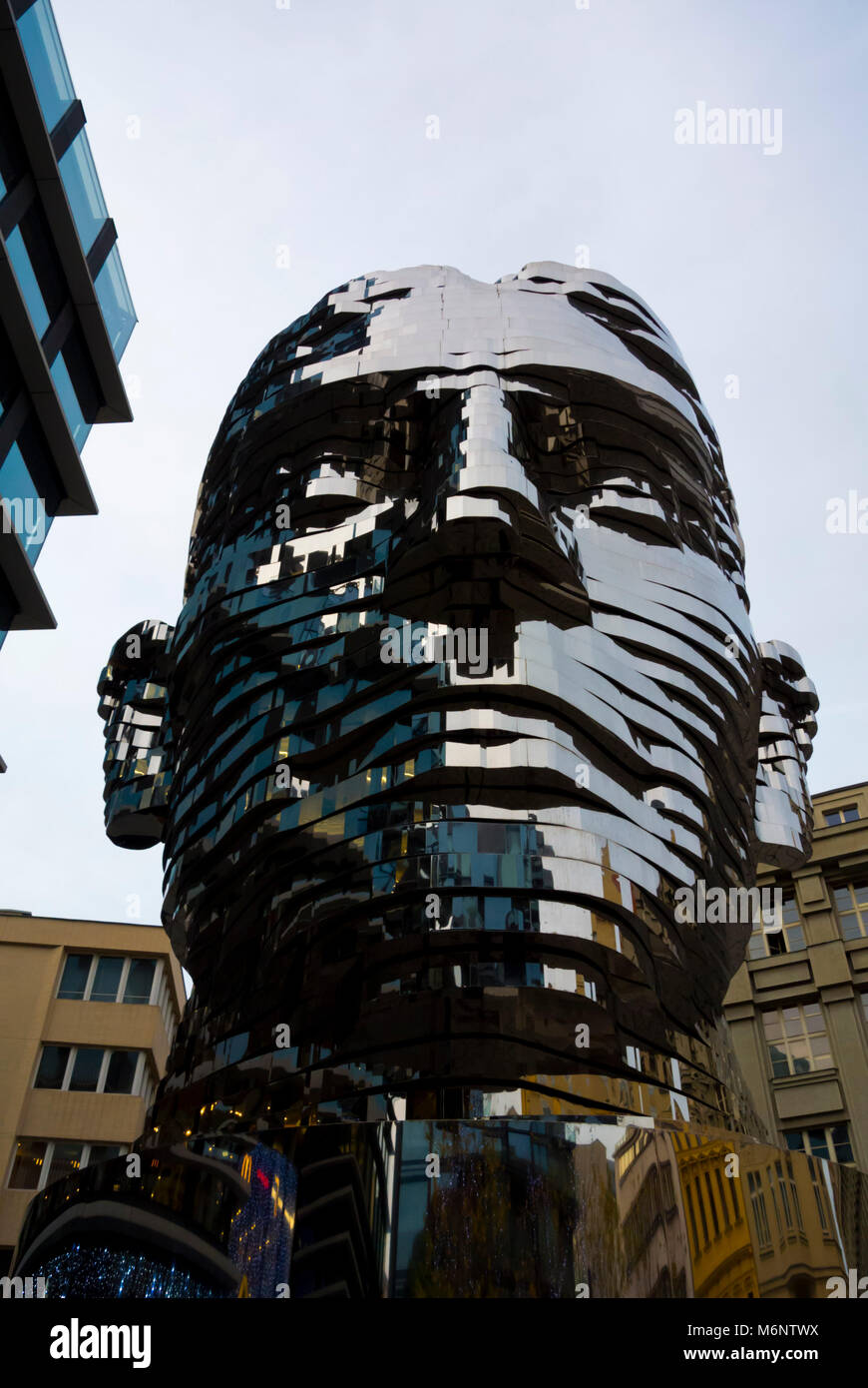 Statue franz kafka david cerny hi-res stock photography and images - Alamy