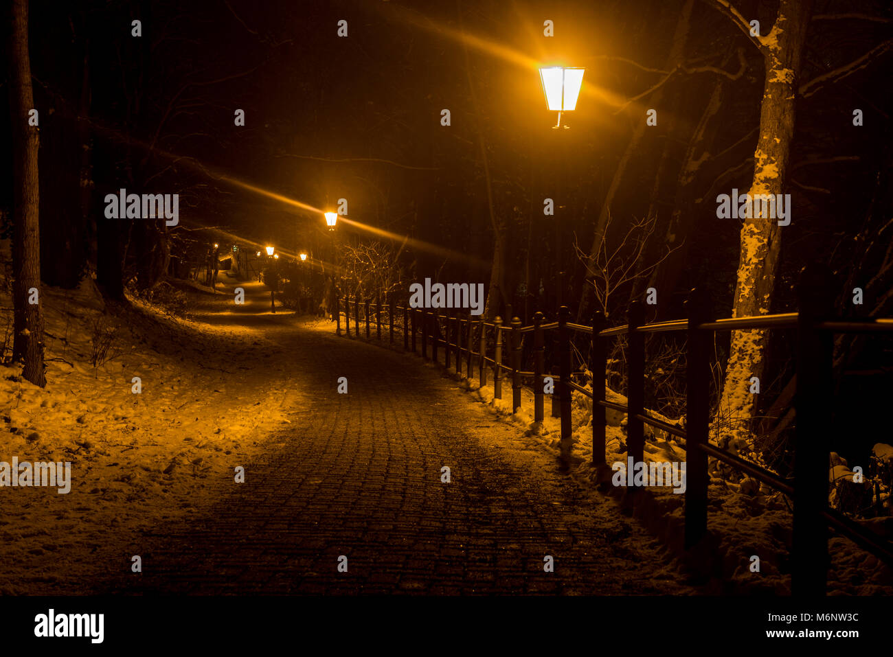 Wernigerode, Germany - February 5, 2018: Castle Wernigerode in winter ...