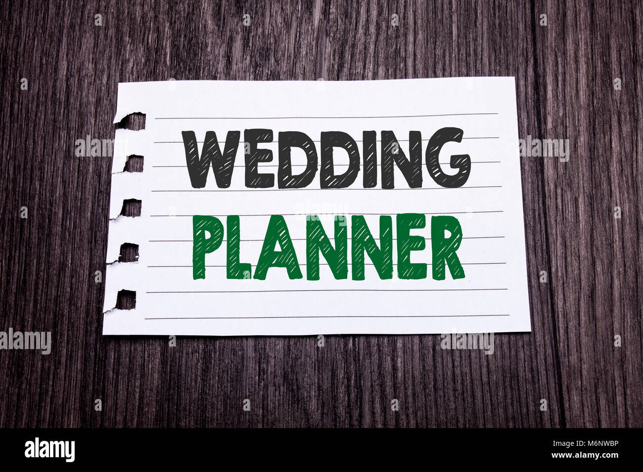 Word, writing Wedding Planner. Business concept for Marriage ...
