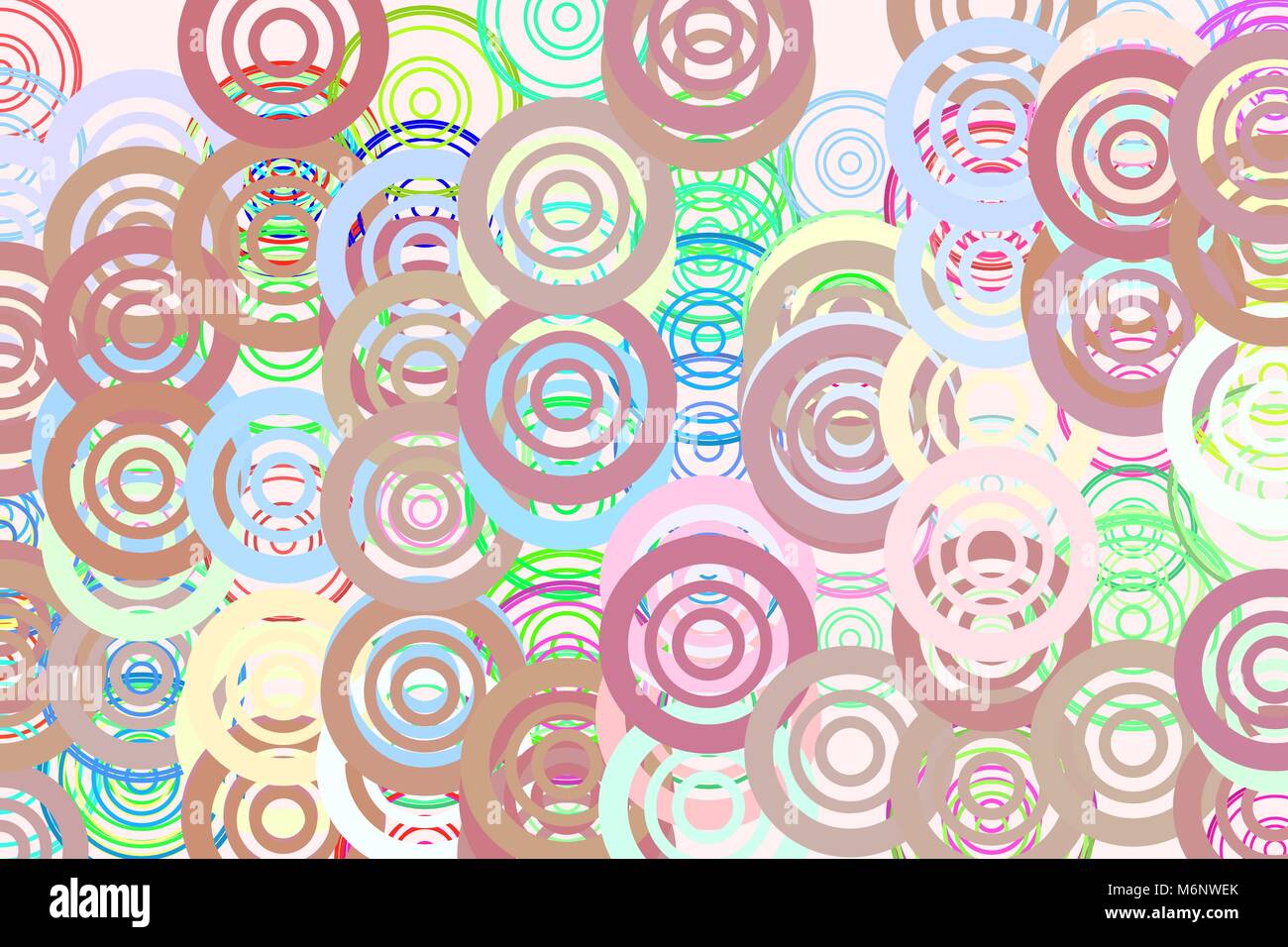Color abstract circles, bubbles, sphere or ellipses pattern generative ...
