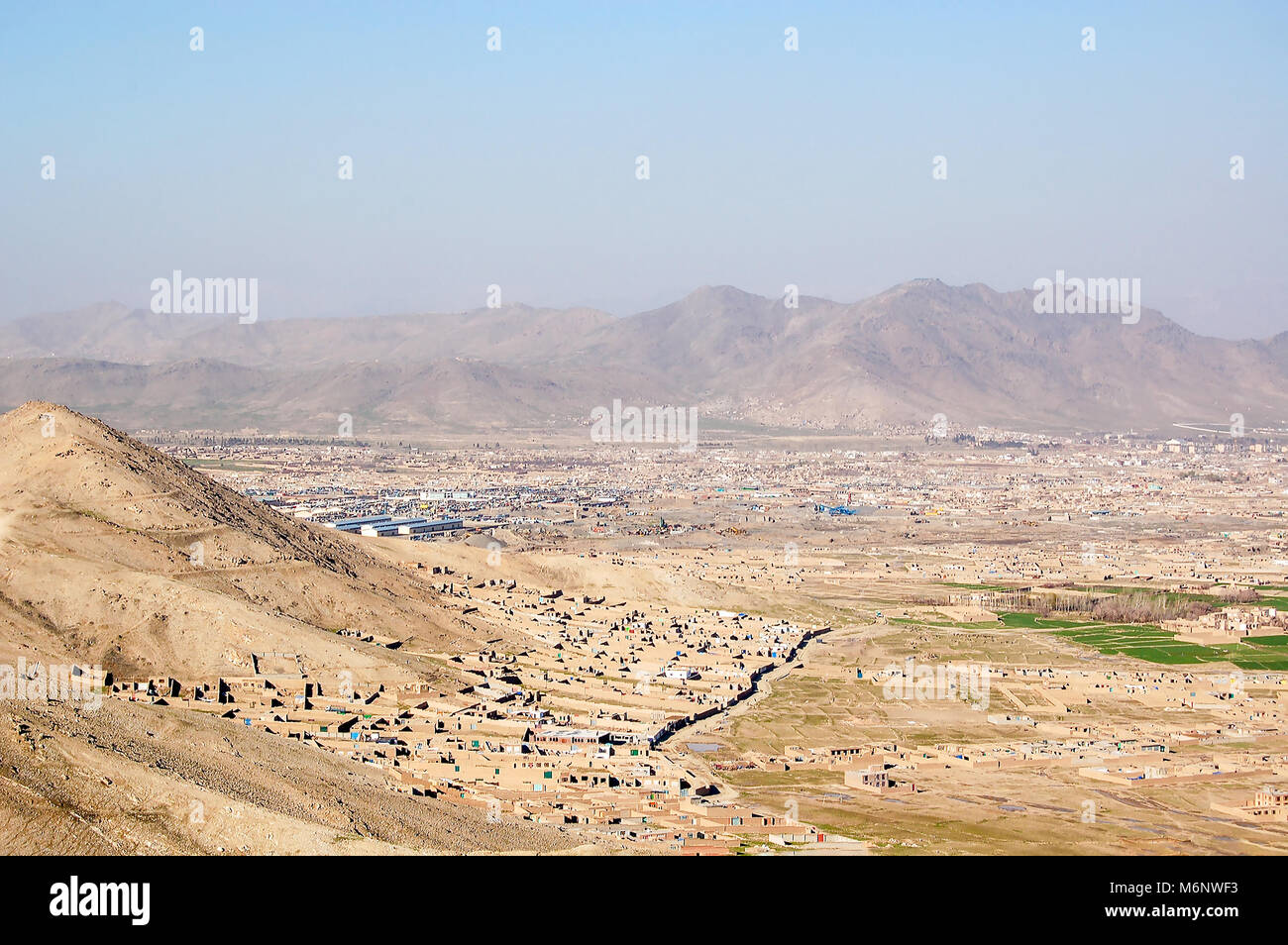 Aerial photo of Kabul Afghanistan of the city center and surroundings ...
