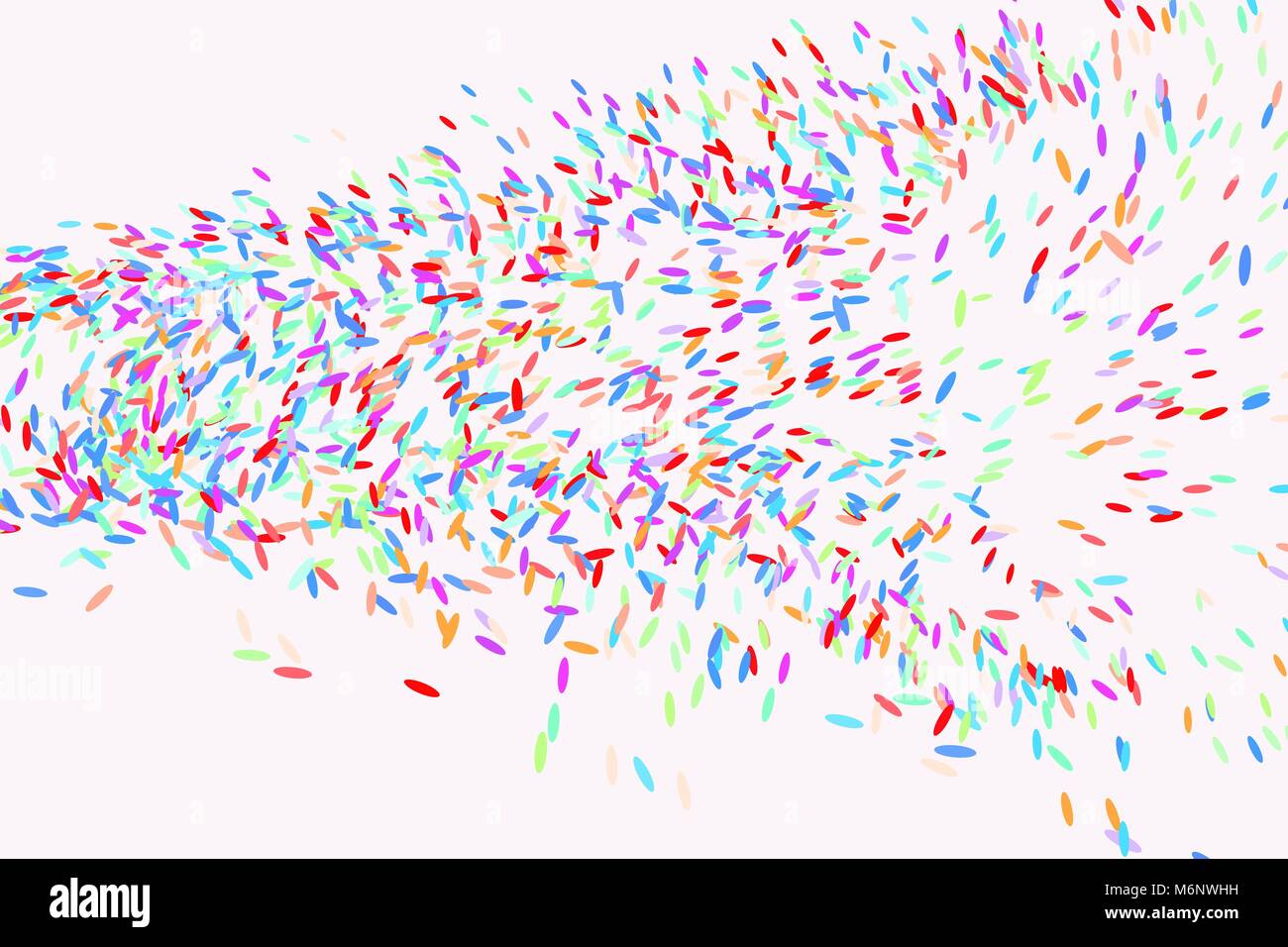 Modern geometrical motion, particle or random background pattern ...