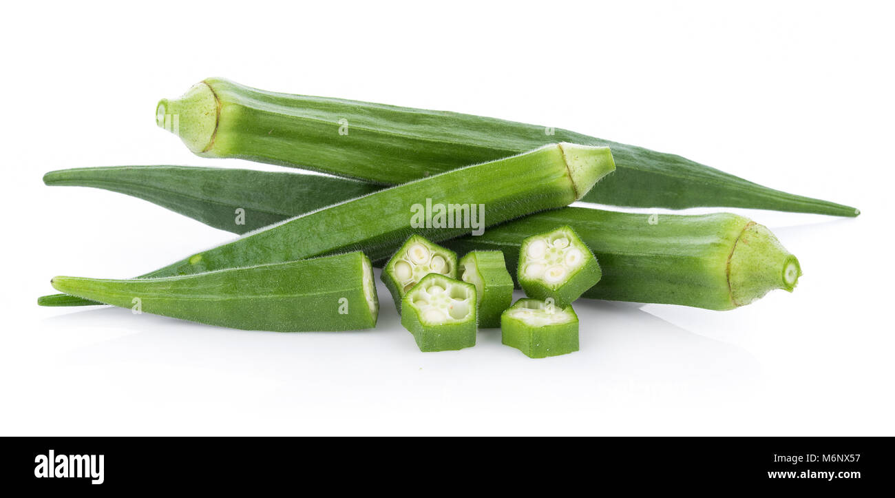 Vegetable okra isolated hi-res stock photography and images - Alamy