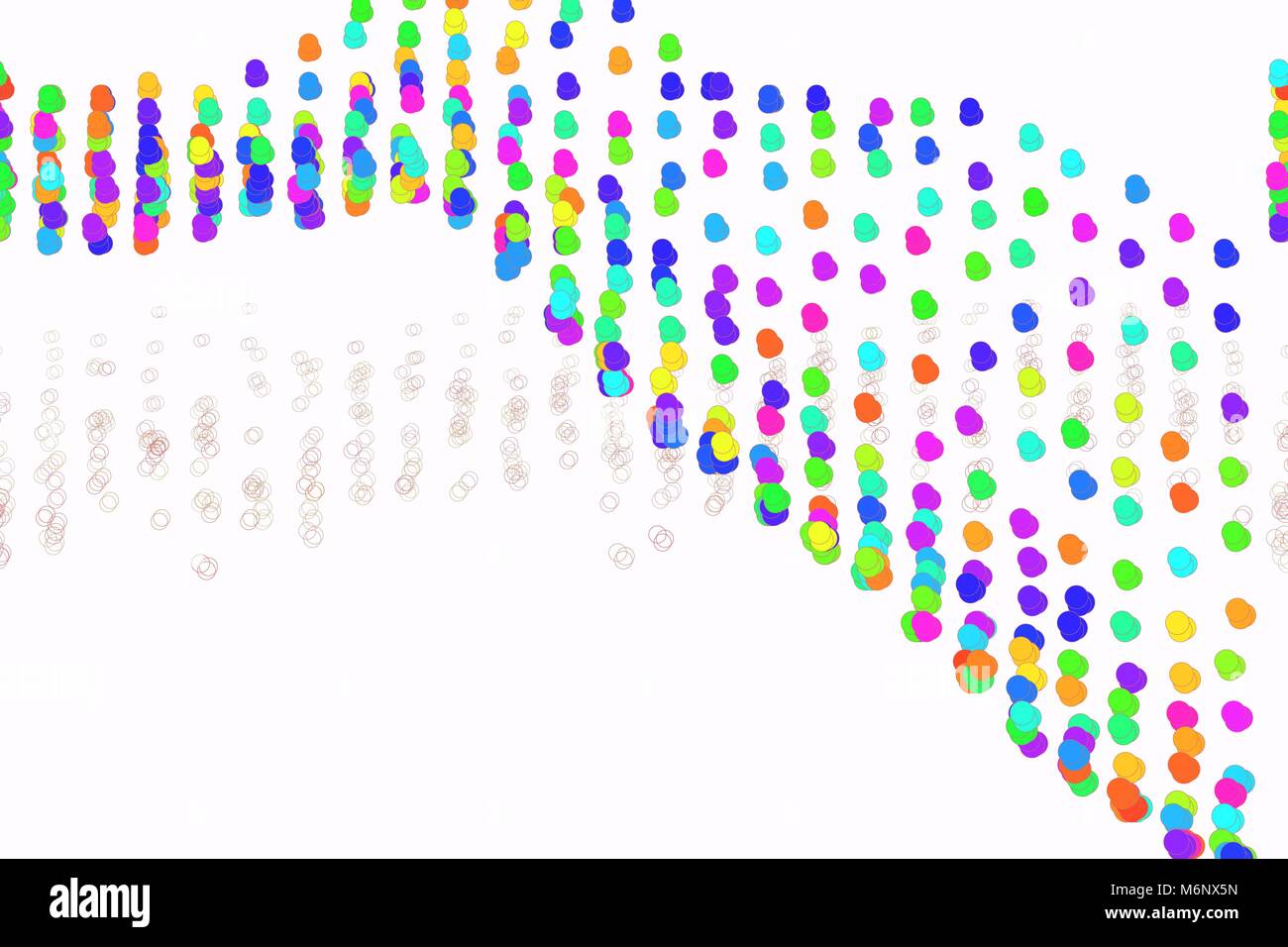 Abstract geometric circles or ellipses pattern, colorful & artistic for ...