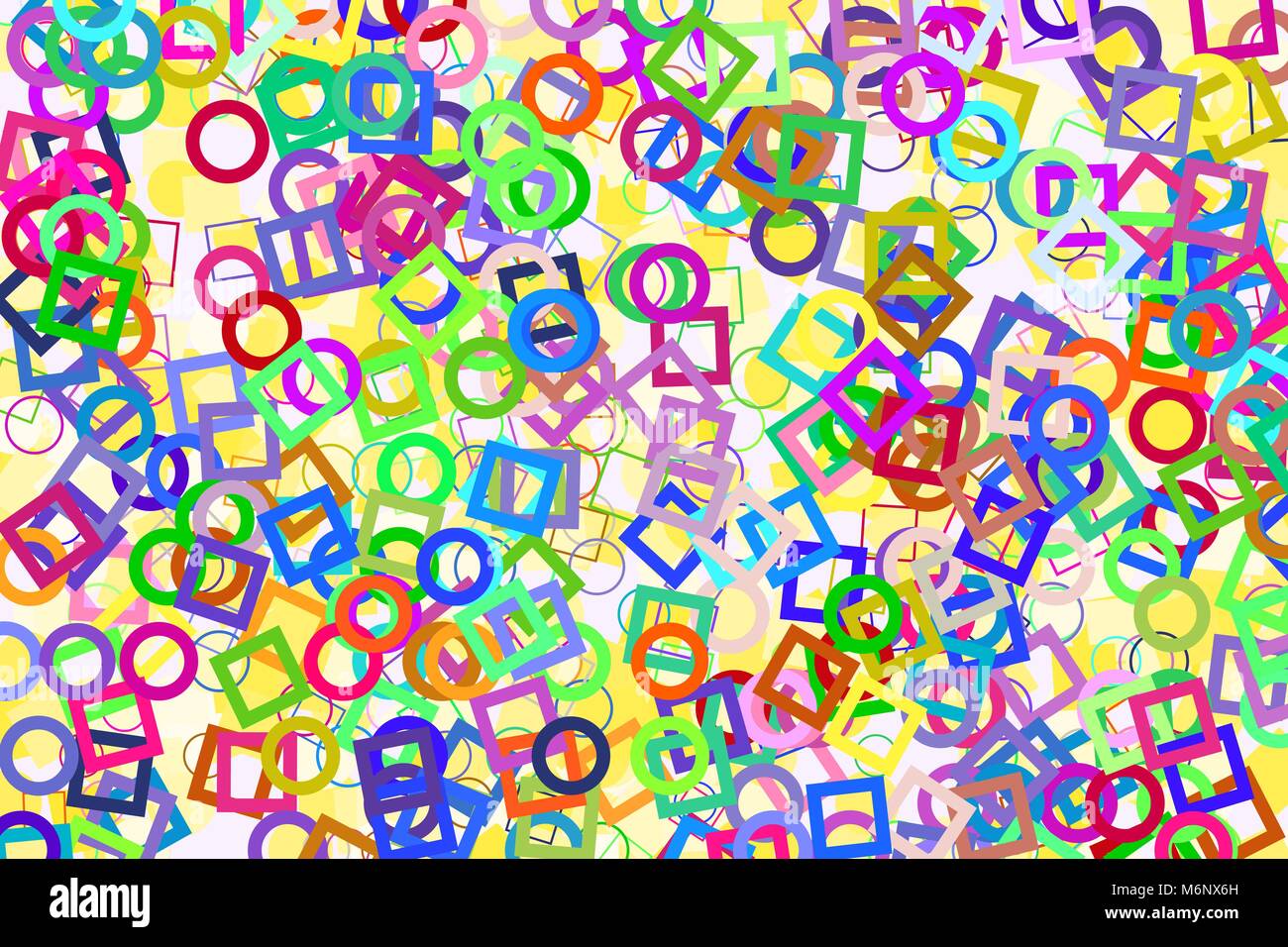 Conceptual background ellipse & square box pattern for design. Vector ...