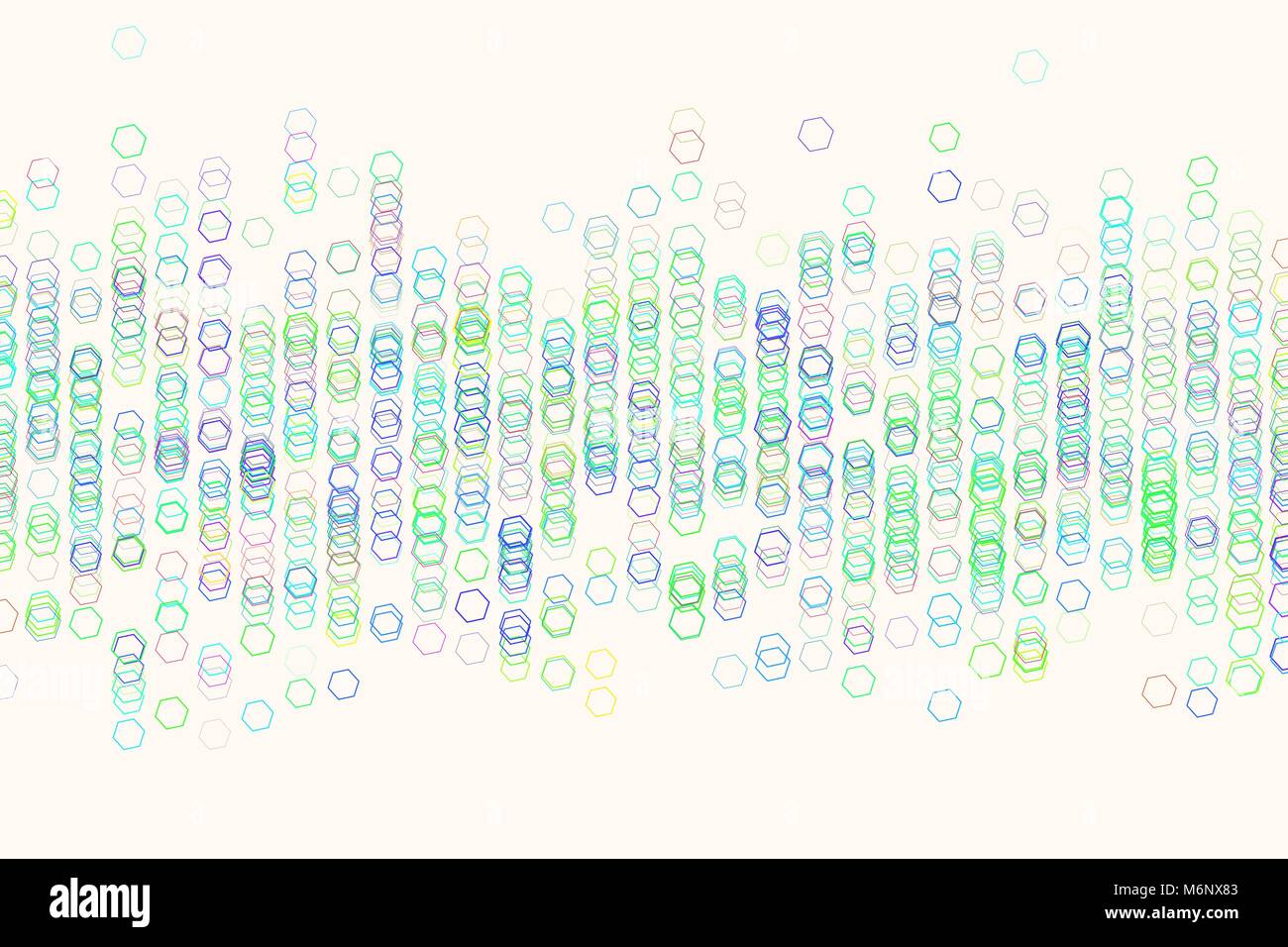 Abstract background with shape of hexagon pattern. Vector illustration ...