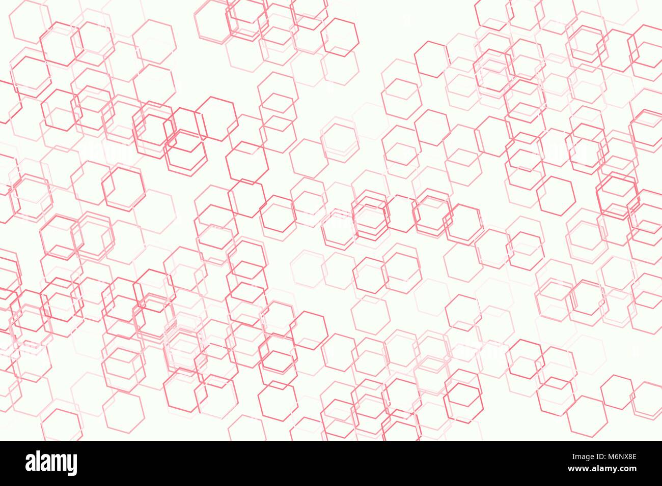 Conceptual background hexagon pattern for design. Vector illustration ...