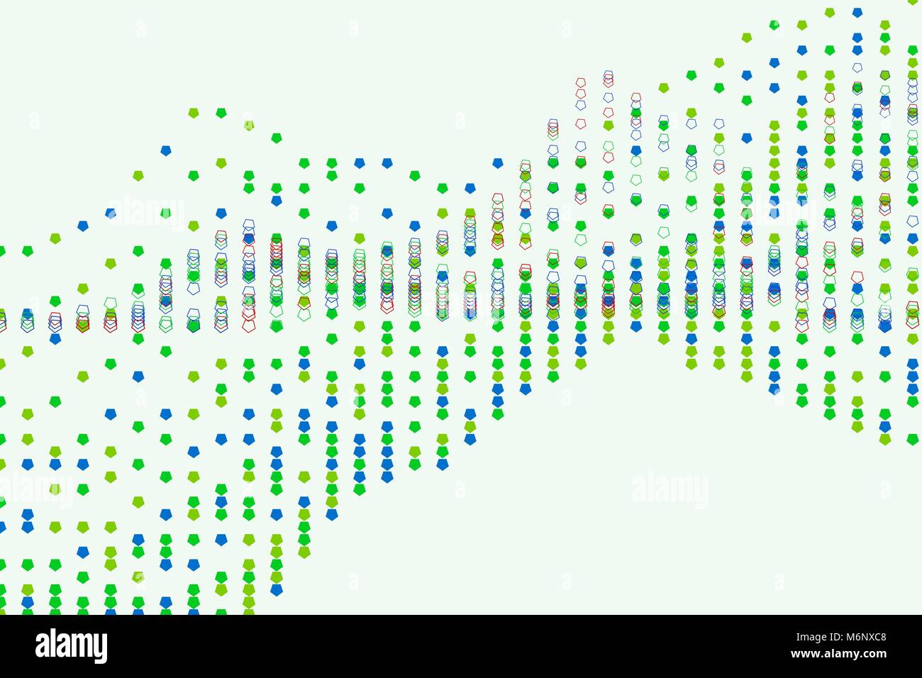 Abstract background with shape of pentagon pattern. Vector illustration ...