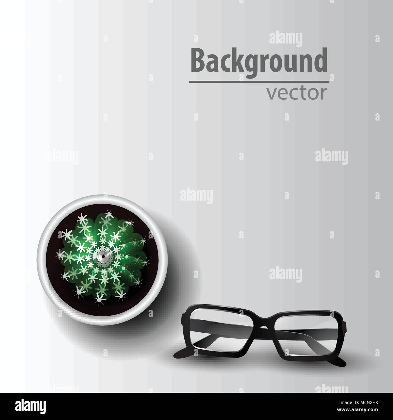 Cactus top view Stock Vector Image & Art - Alamy