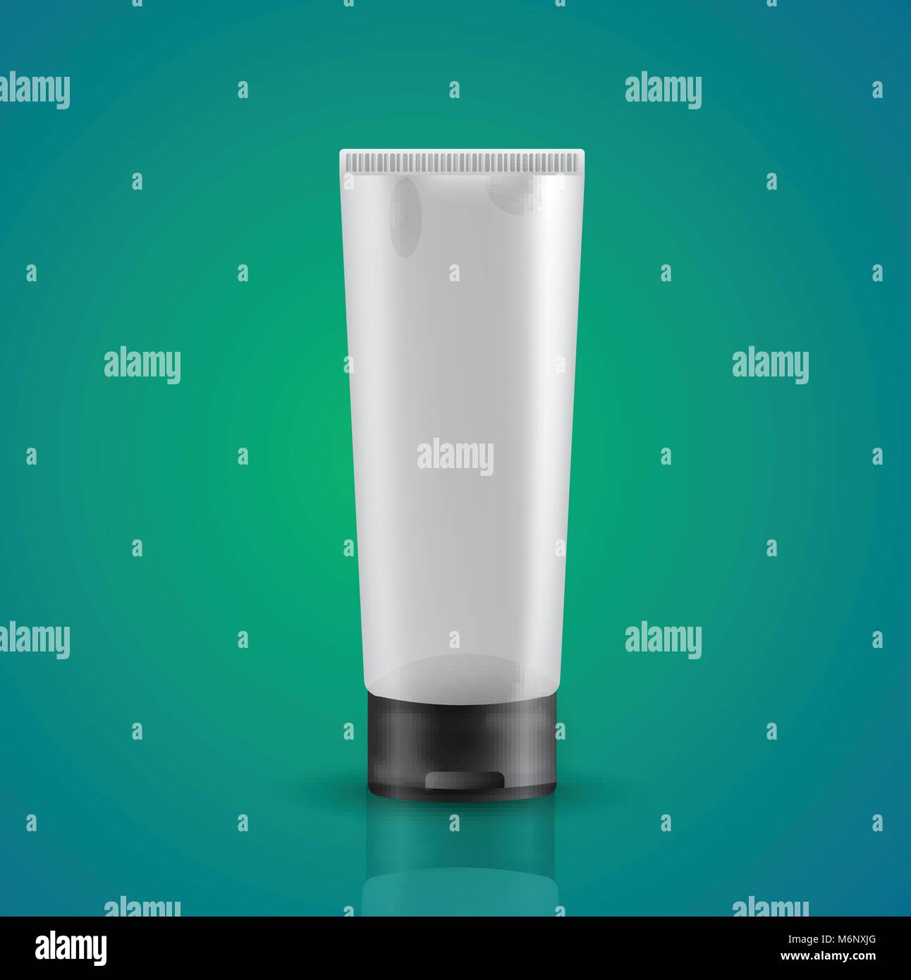 Blank plastic tube mockup Stock Vector Images - Alamy