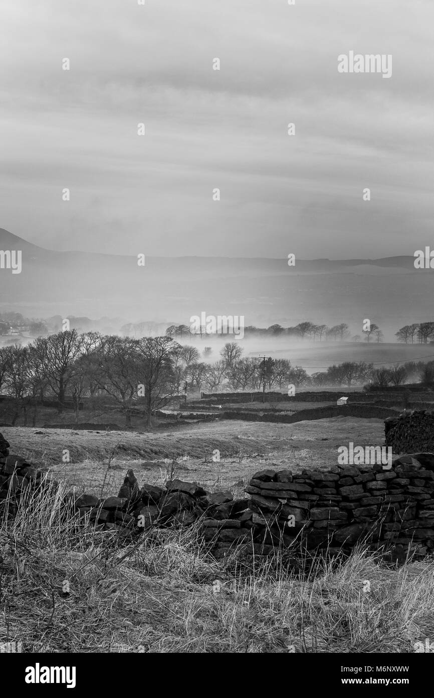 Mist rolling Black and White Stock Photos & Images - Alamy