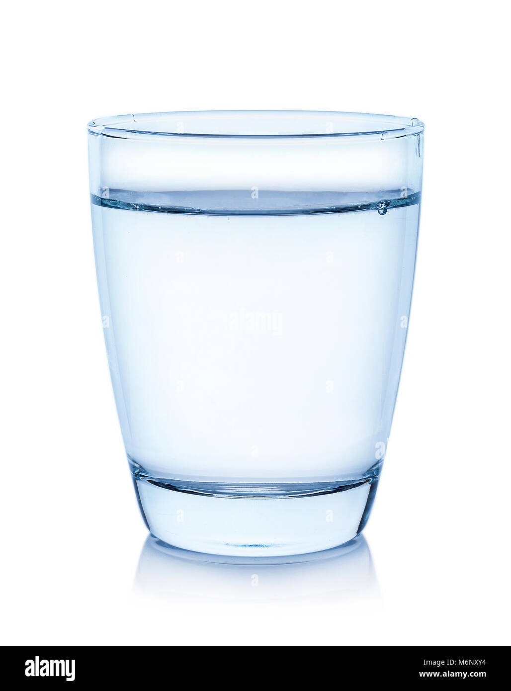 water glass isolated on white background with clipping path Stock Photo - Alamy