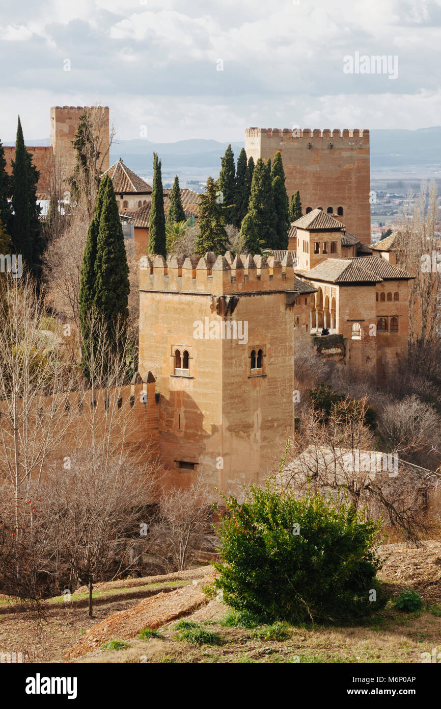 Tower citadel alhambra granada hi-res stock photography and images - Alamy