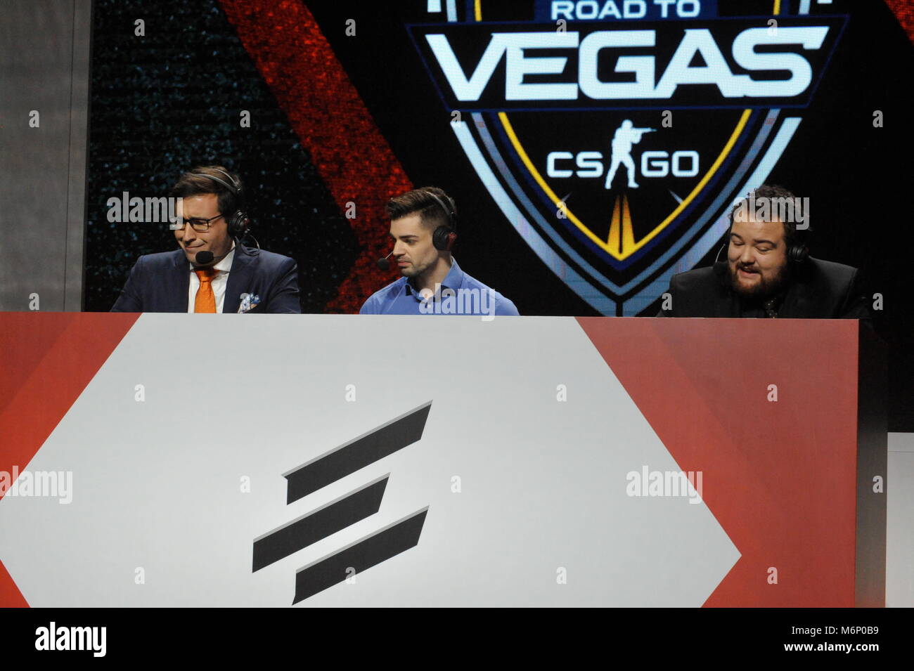 Sportscasters and analysts at popular eSports competition at CES ...