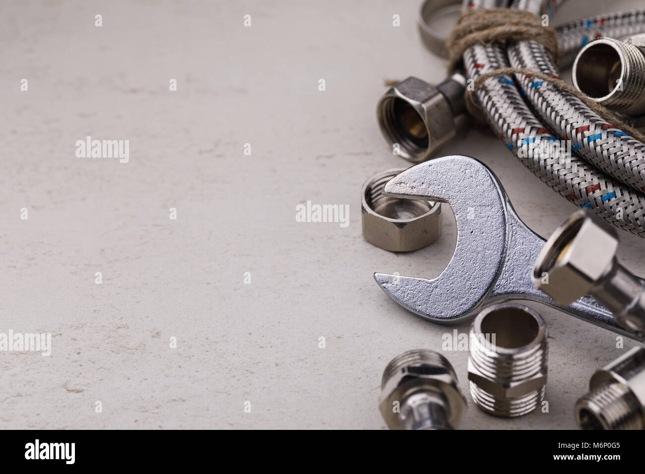 Plumbing tools hi-res stock photography and images - Alamy