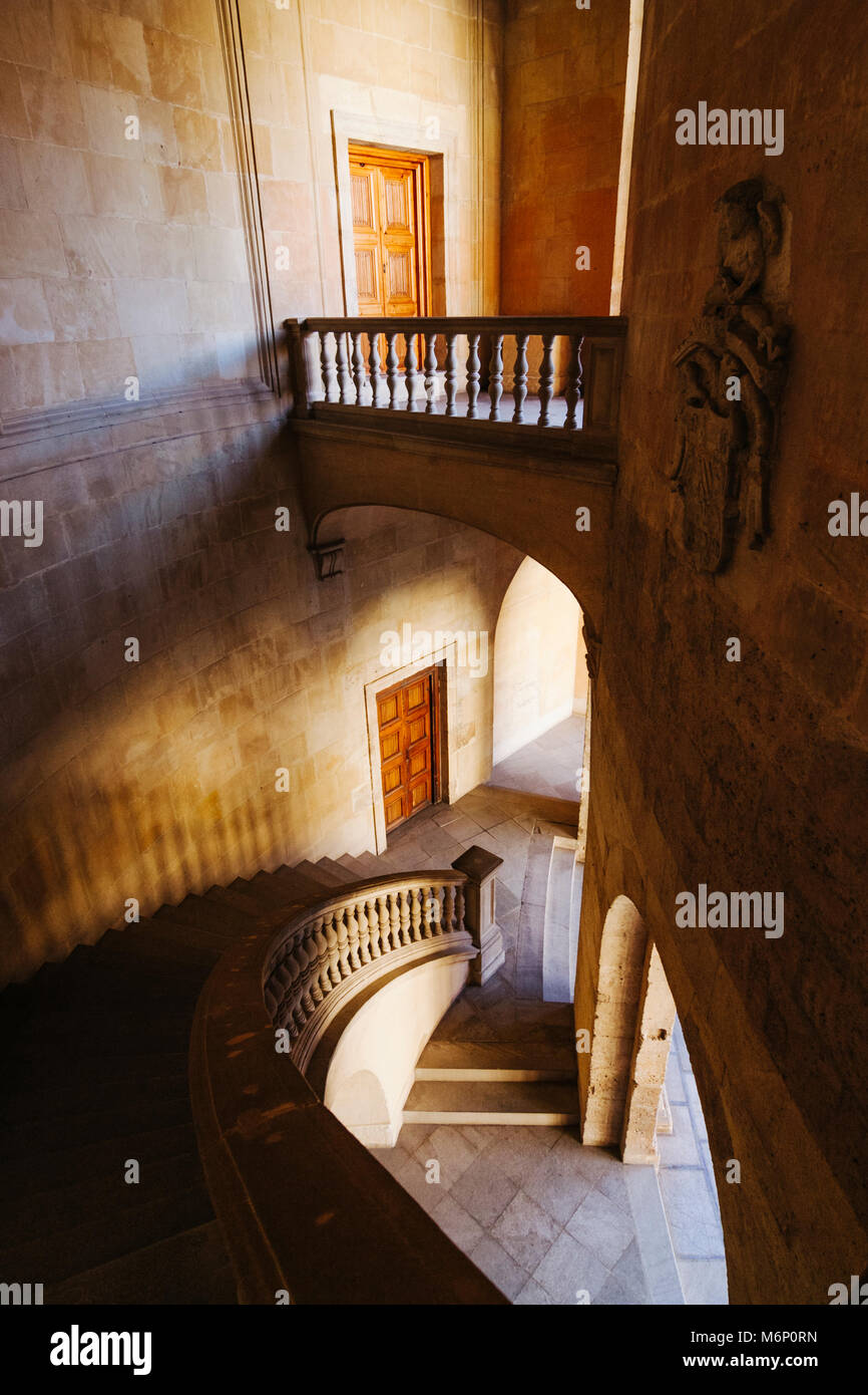 Alhambra palace granada spain staircase hi-res stock photography and ...