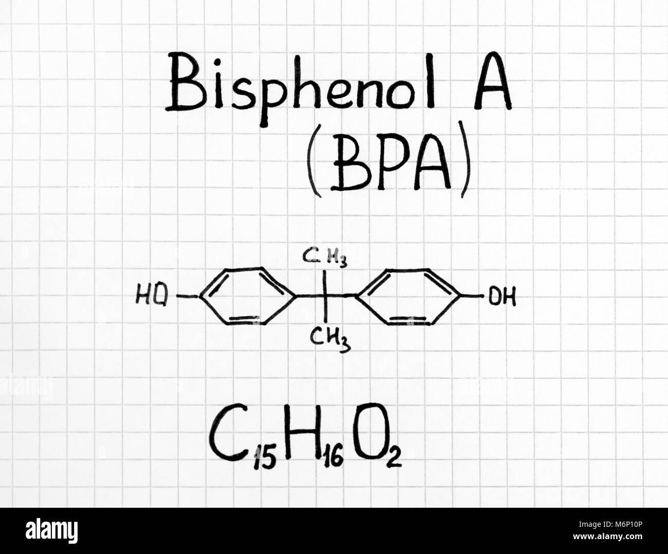Bpa chemical structure hi-res stock photography and images - Alamy