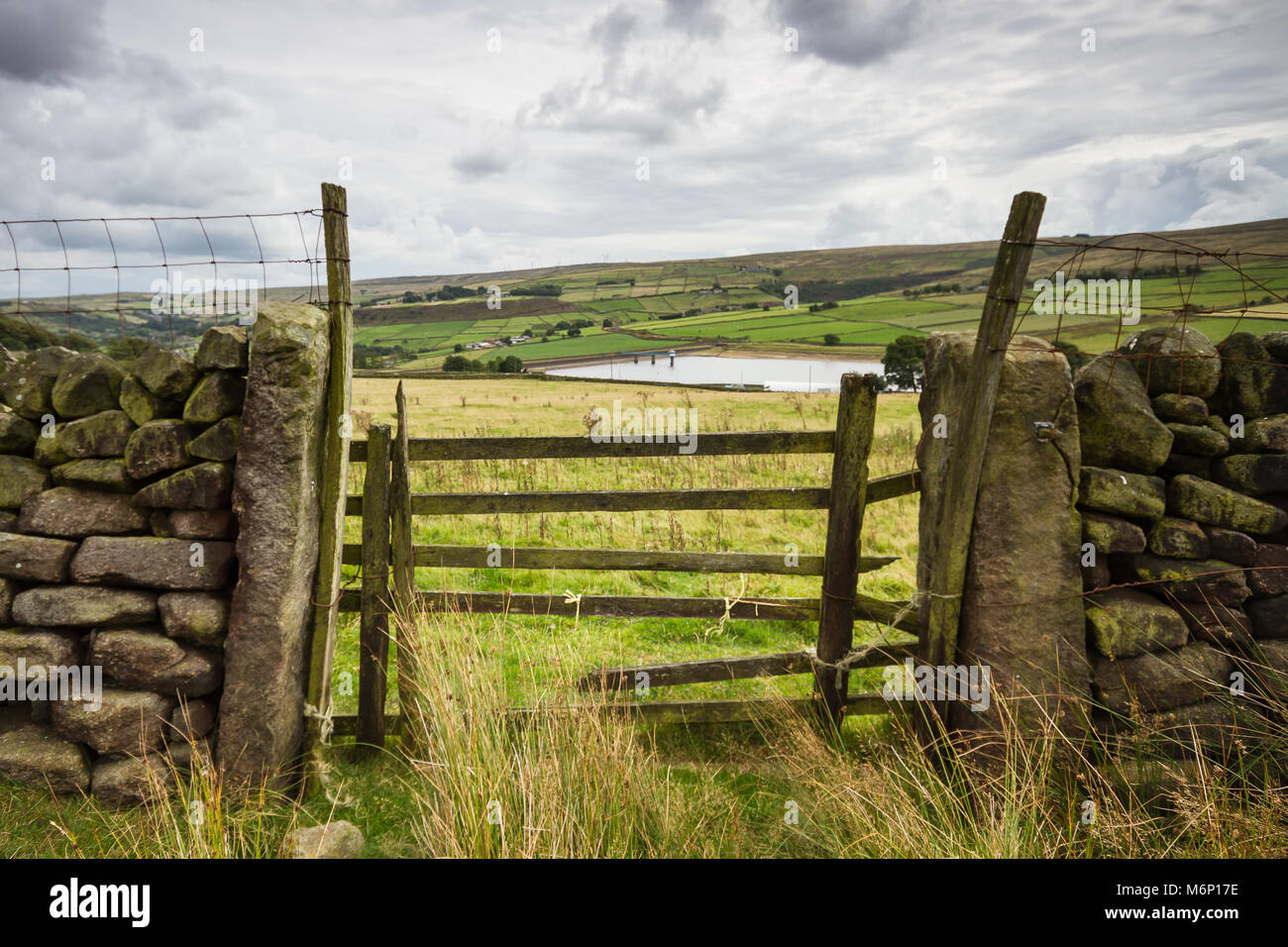 Moorland above Haworth, Bronte Country Stock Photo - Alamy