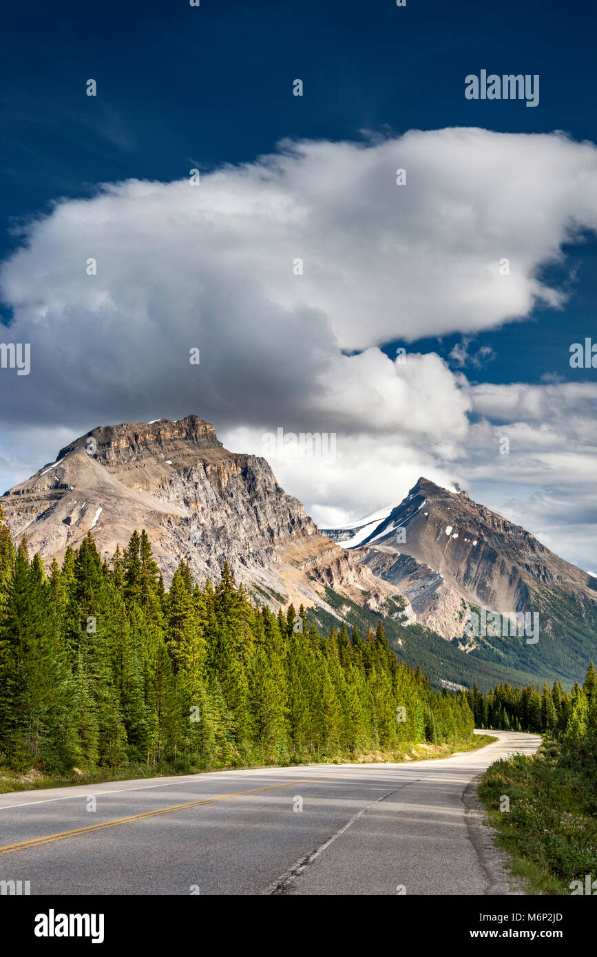 Molar Mountain, Mount Hector, in Park Ranges, Canadian Rockies, from ...