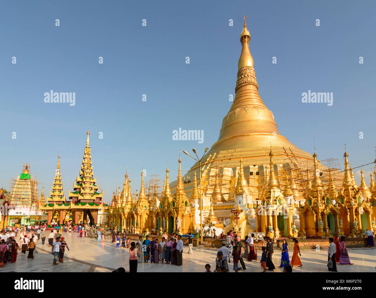 Yangon (Rangoon): Shwedagon Pagoda, , Yangon Region, Myanmar (Burma ...