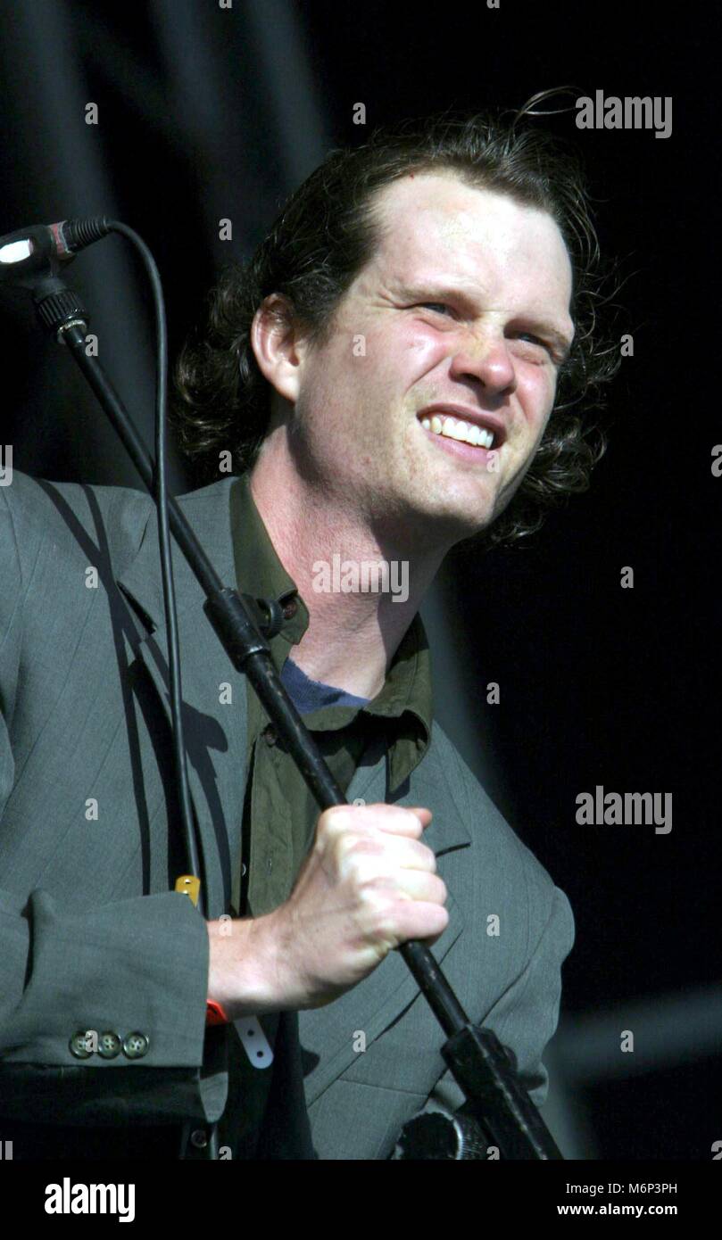 Electric Six - Dick Valentine also know as Tyler Spencer, Glastonbury ...
