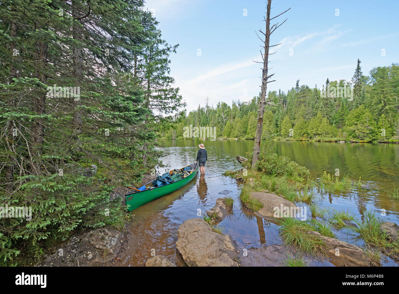 Checking out the Next Lake on Crooked Lake in the Boundary Waters in ...
