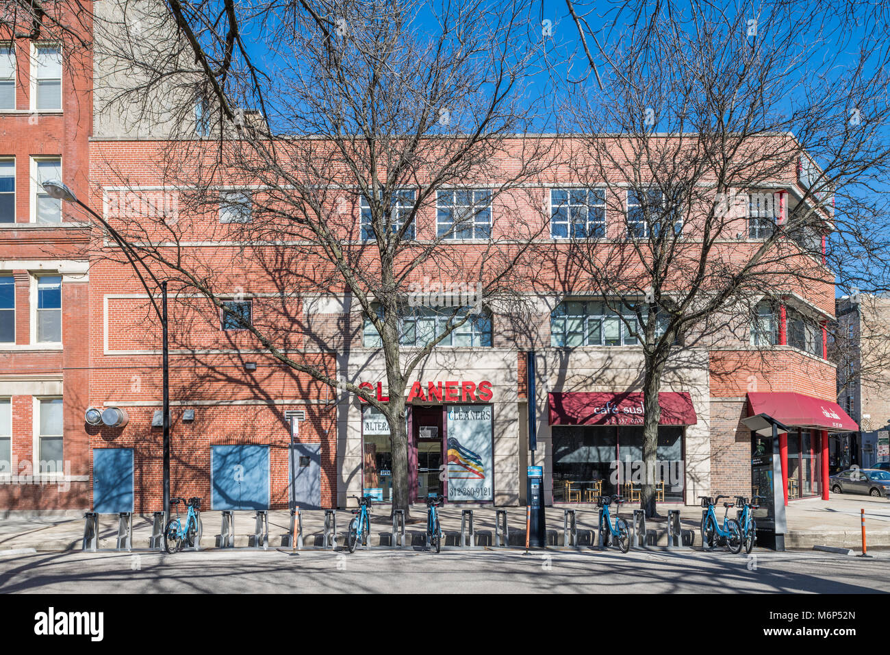 Cobbler Square Loft complex in the Old Town Neighborhood Stock Photo ...
