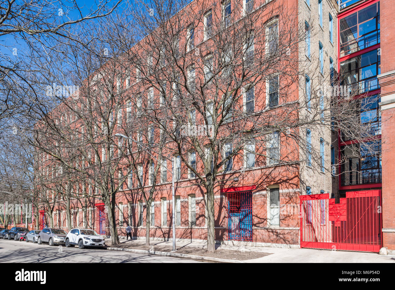 Cobbler Square Loft complex in the Old Town Neighborhood Stock Photo ...