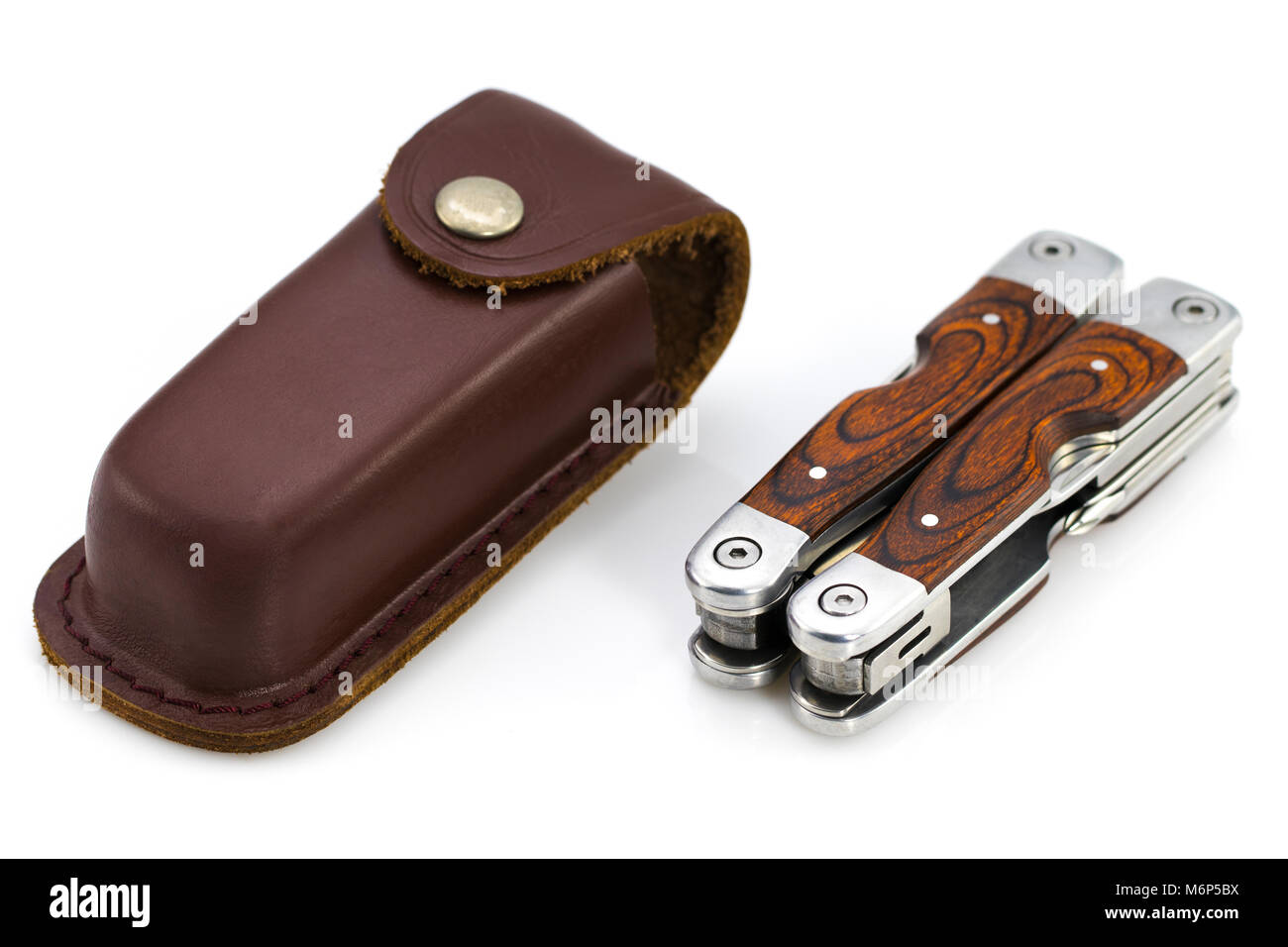 multitul from wooden handle isolated on white background Stock Photo ...