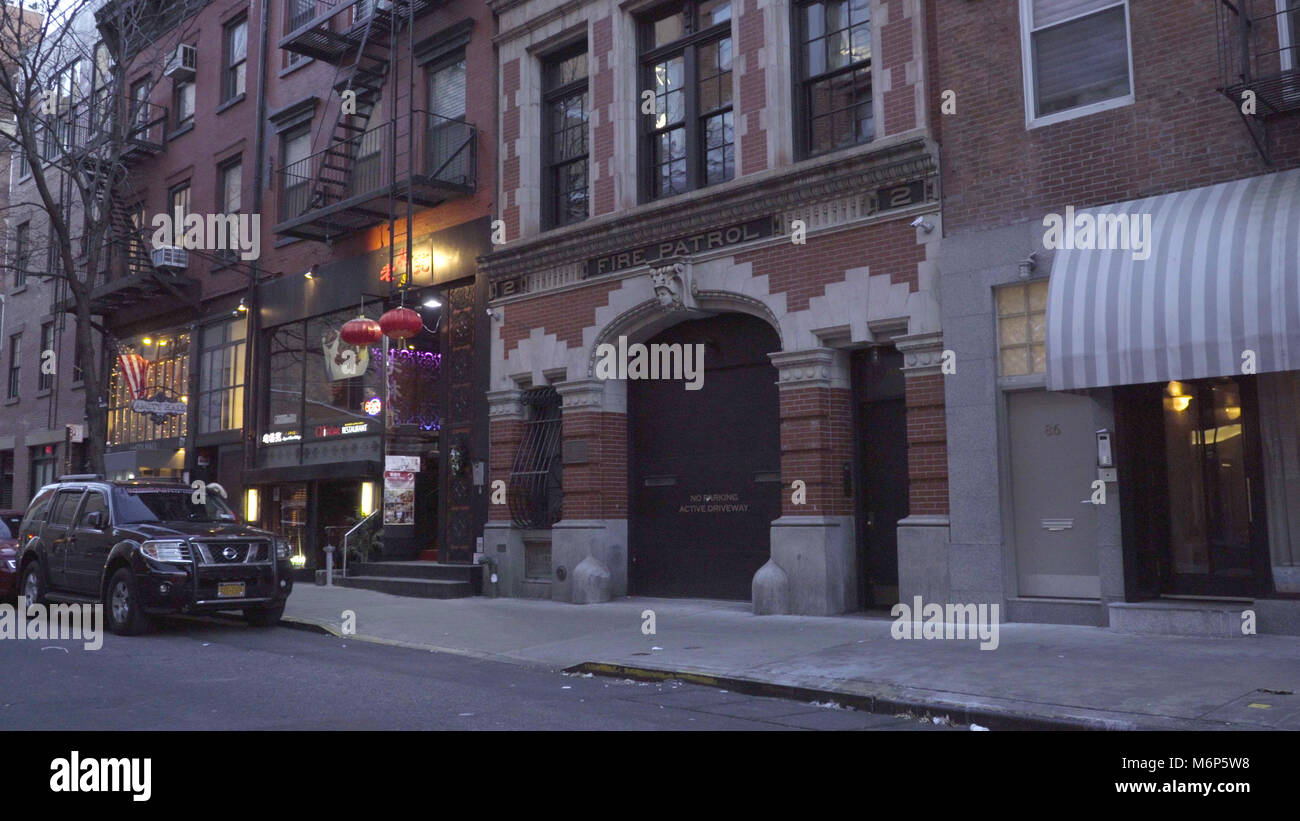 New York City - December 2016: Exterior establishing photo of a FDNY ...