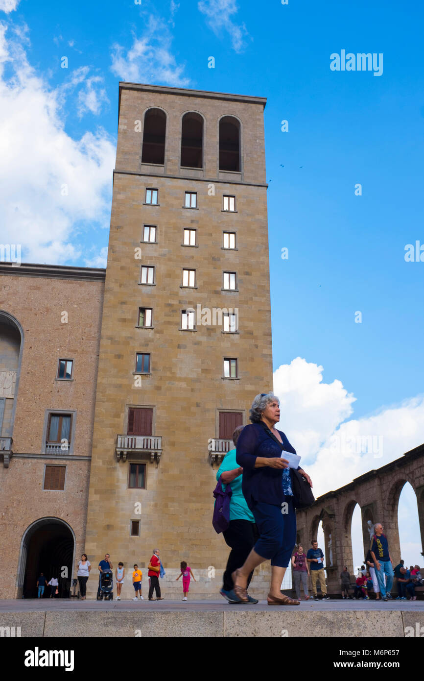 Santa Maria de Montserrat Abbey Sant Maria, de Montserrat, Catalonia ...