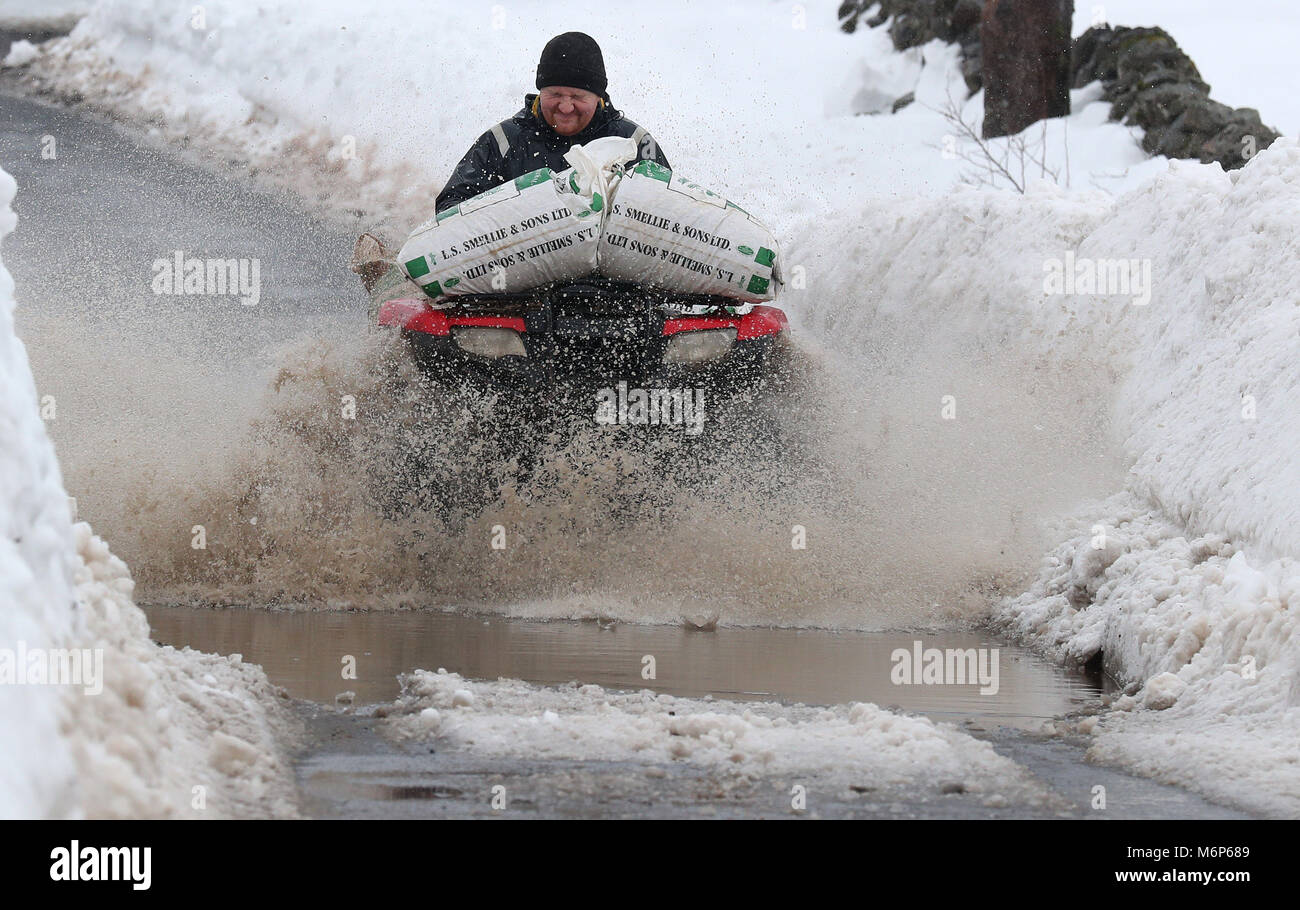 Farmer Peter Laidlaw from Craigannet Farm in the Carron Valley near ...