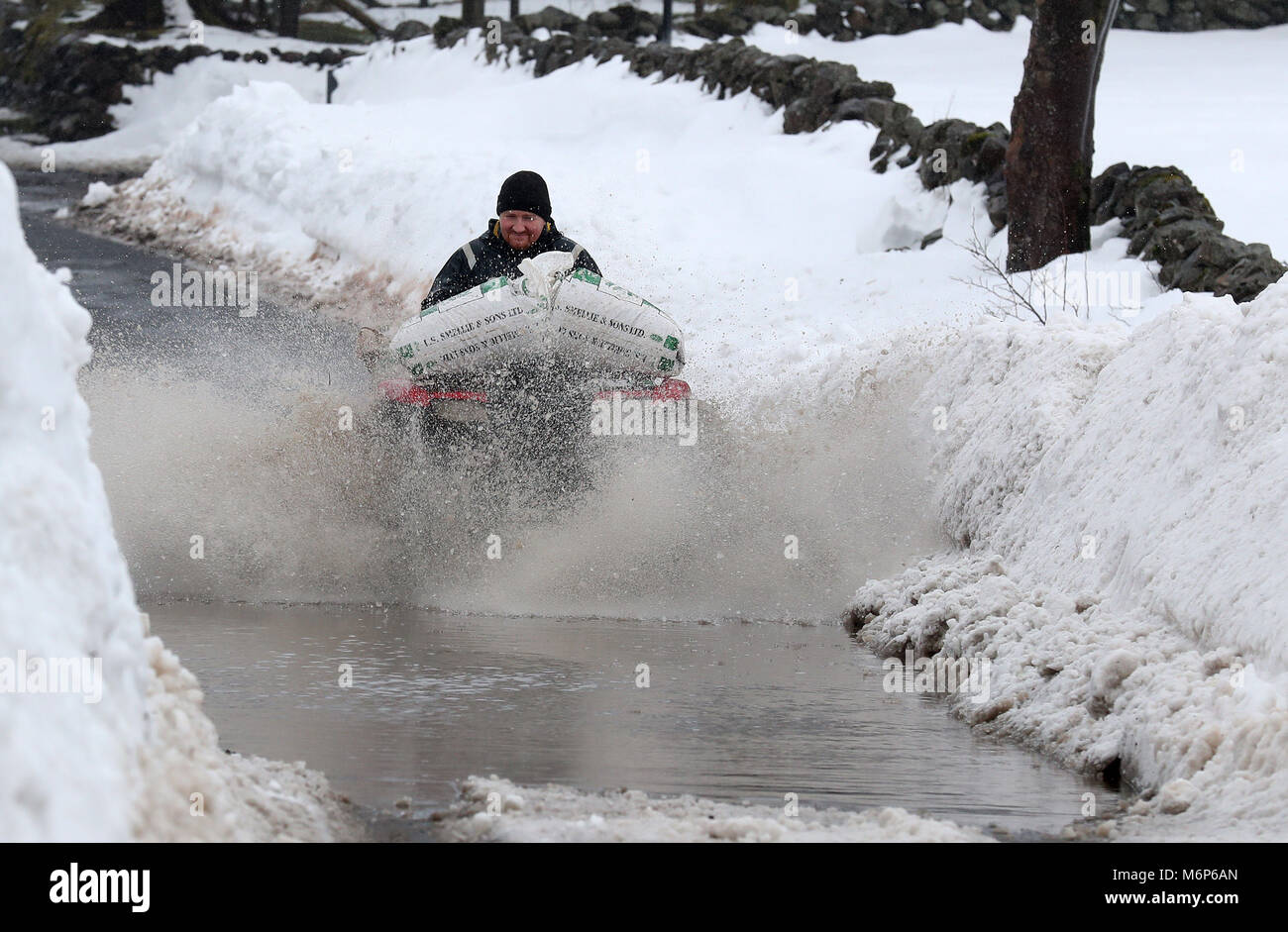 Farmer Peter Laidlaw from Craigannet Farm in the Carron Valley near ...