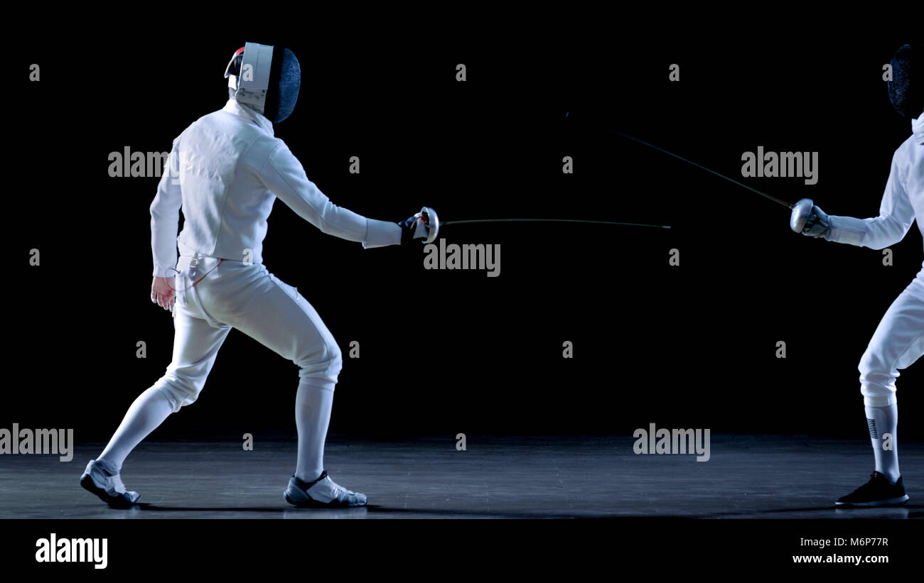 Rapier sword fight hi-res stock photography and images - Alamy