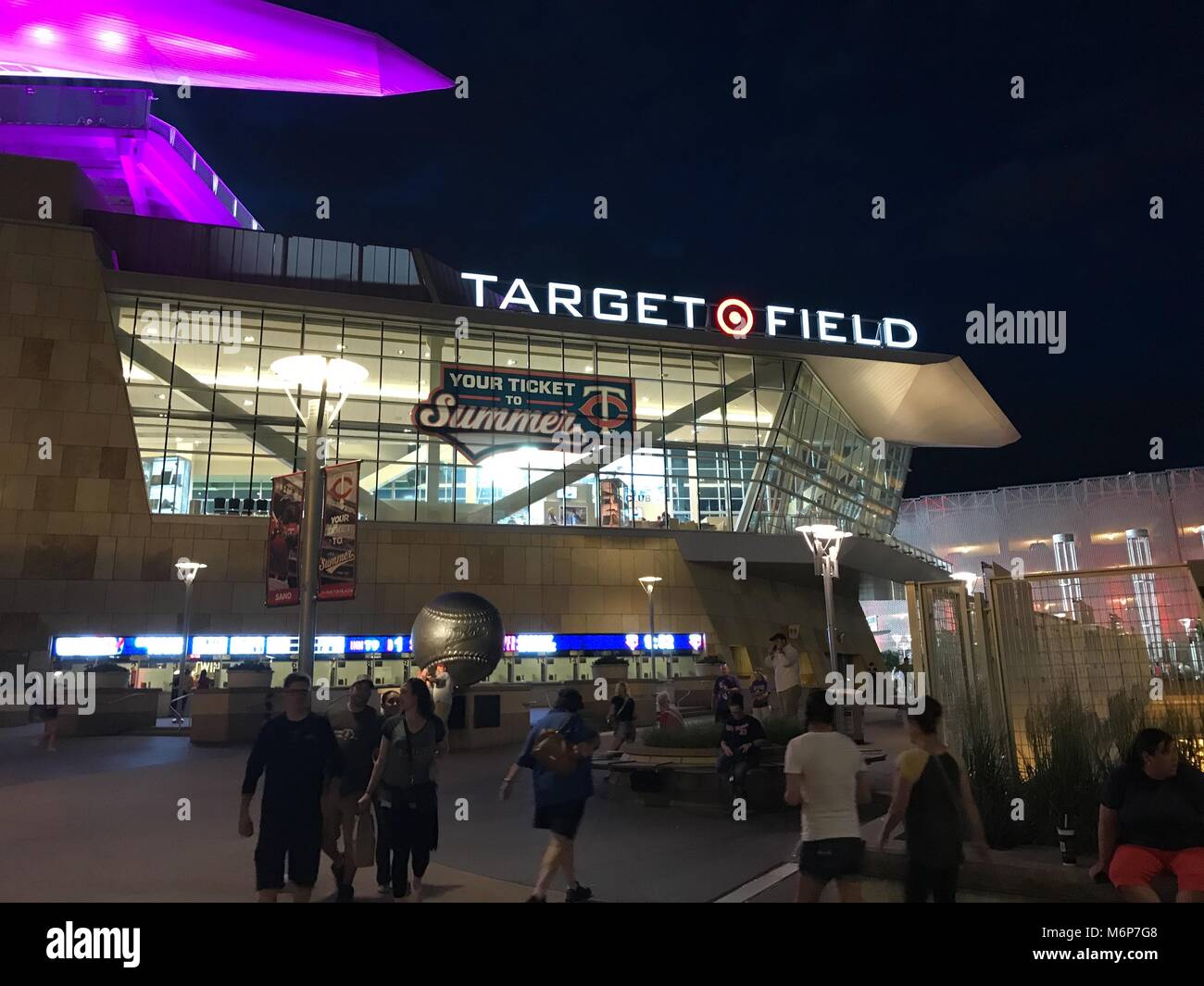 Target field exterior stadium hi-res stock photography and images - Alamy