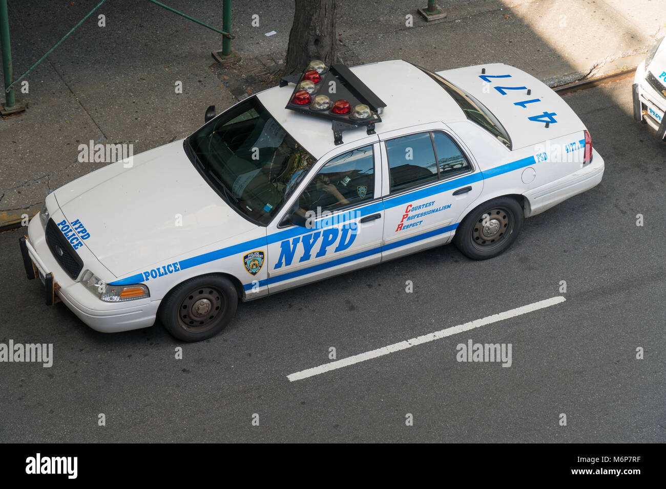 New York City, Circa 2017: NYPD police department cruiser car vehicle ...