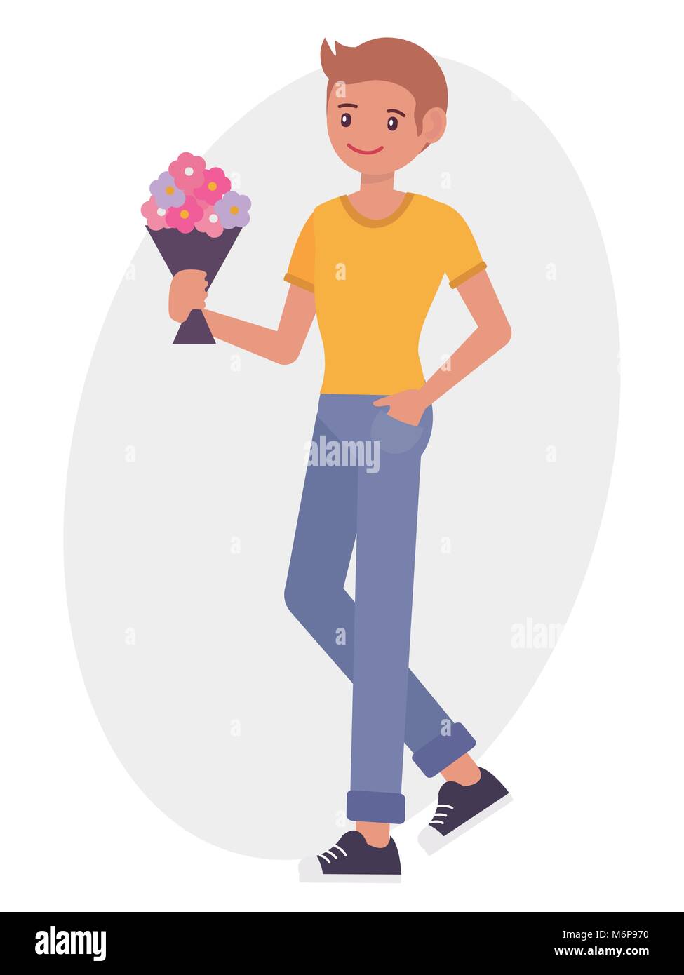 Casual wait Stock Vector Images - Alamy