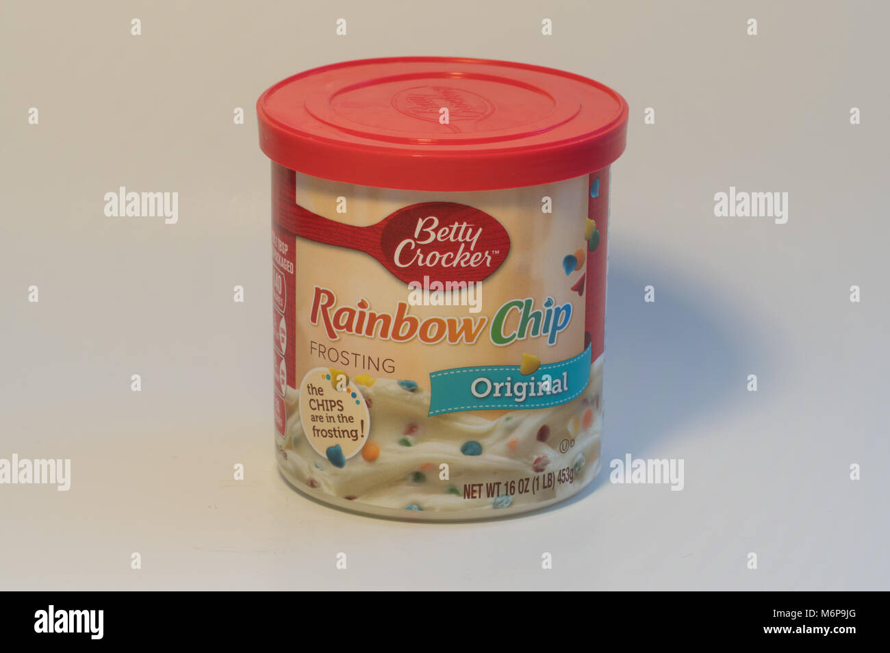 United States, Circa 2018: Betty Crocker brand Rainbow Chip flavor ...