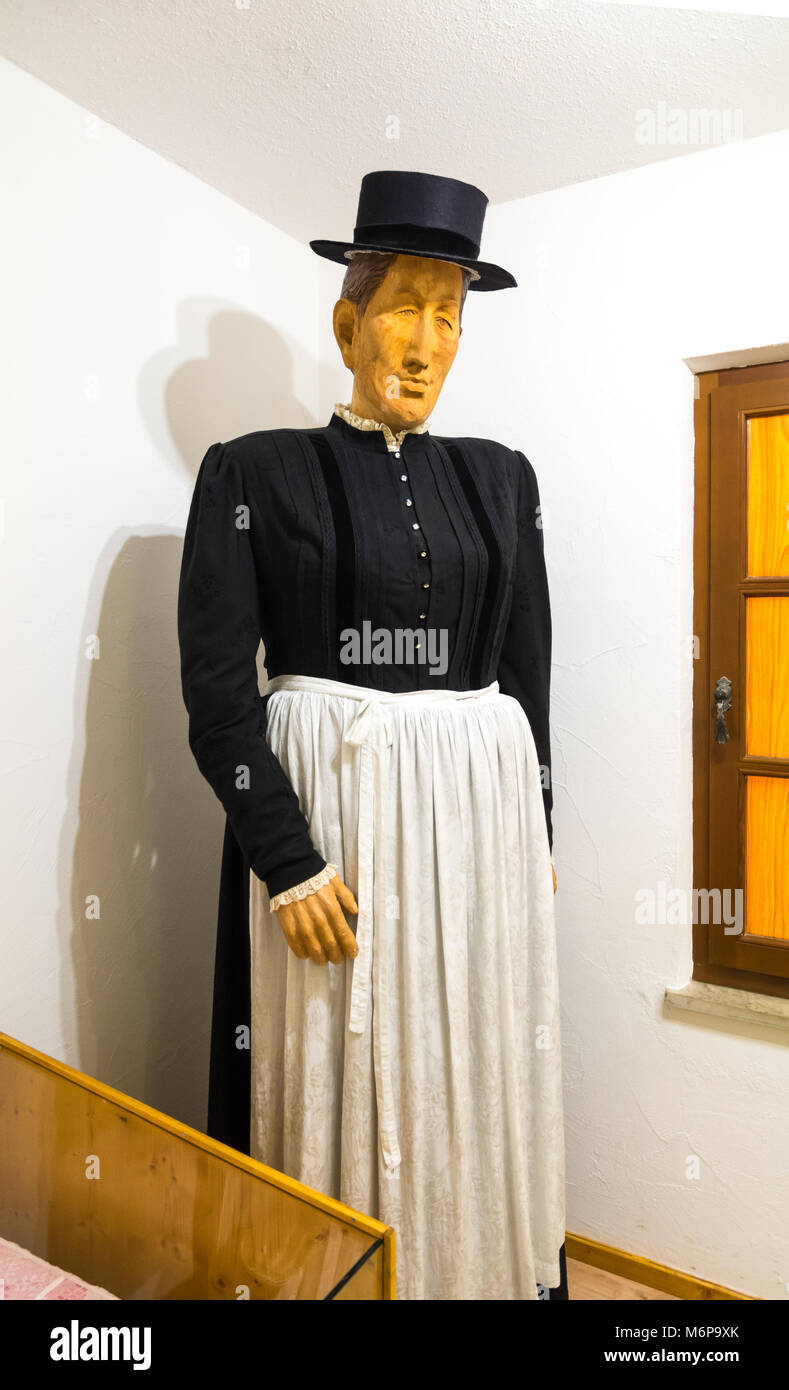 Ridnaun Valley (Ridanna) in South Tyrol, Italy - may 27,2017: interior ...