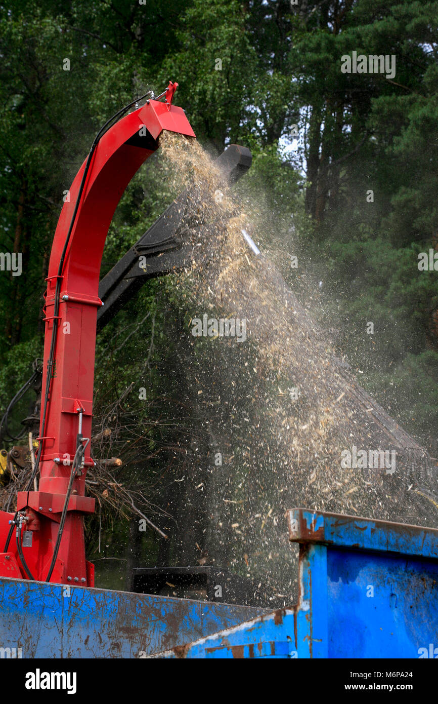 FOREST RESIDUES are tiled for energy recovery in the thermal plants ...