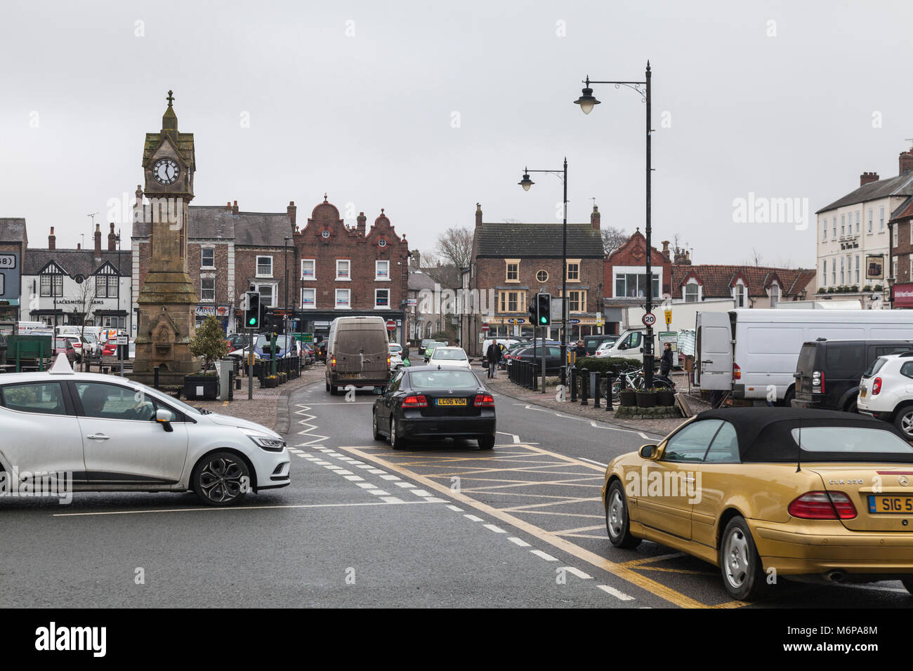 The market place in Thirsk,North Yorkshire,England,UK Stock Photo - Alamy