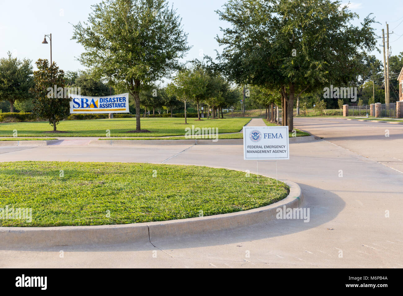 Disaster emergency center signs hi-res stock photography and images - Alamy