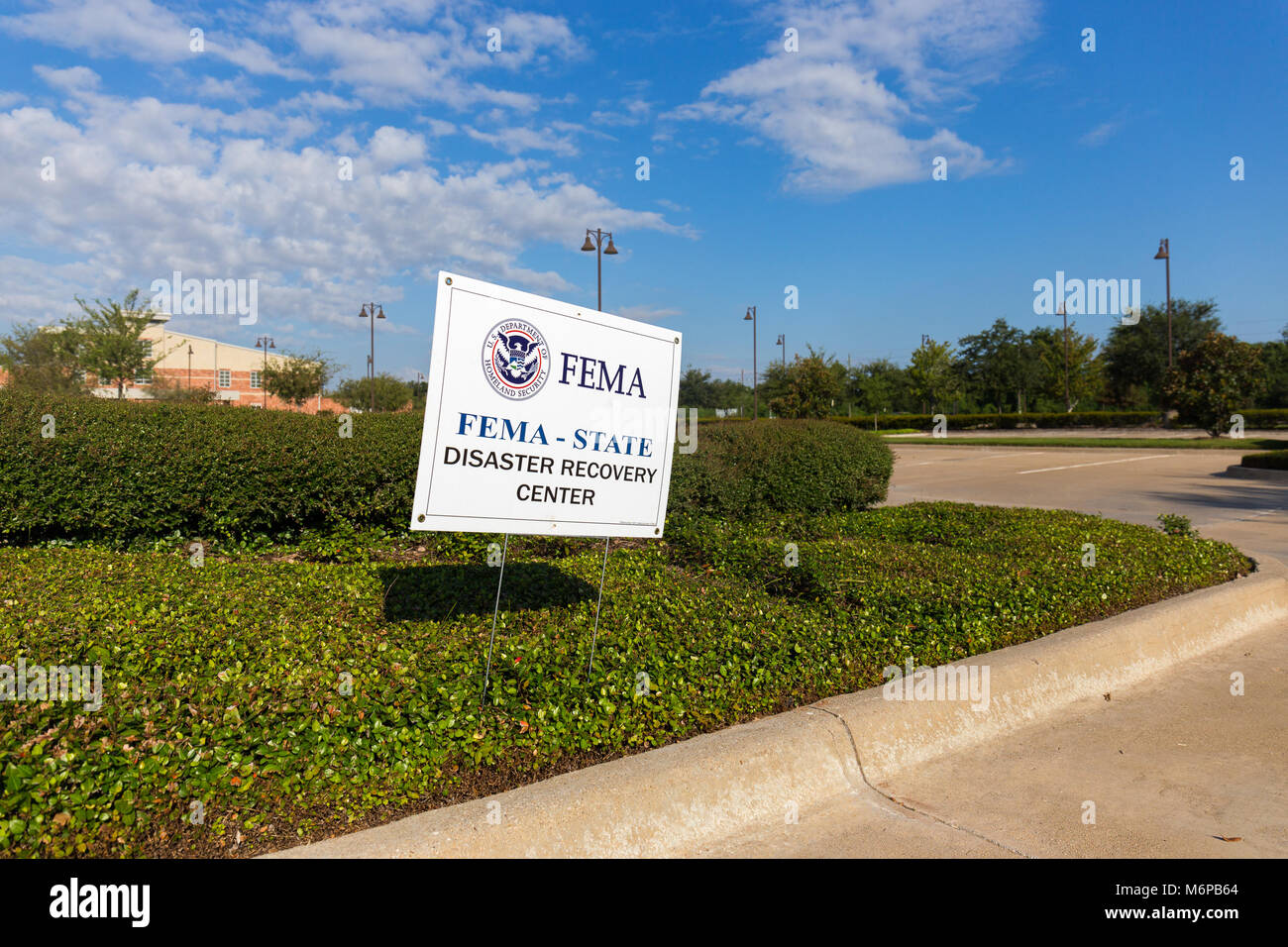 Disaster emergency center signs hi-res stock photography and images - Alamy