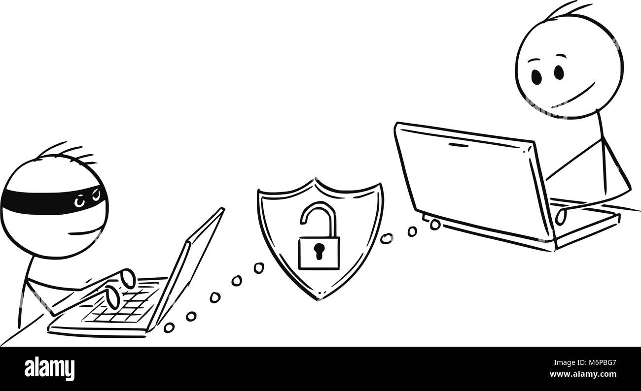 Hacker vector art hi-res stock photography and images - Alamy